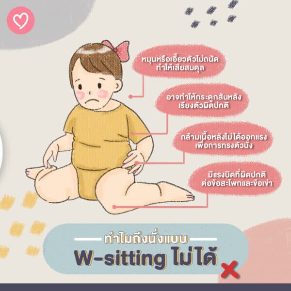 ลูกนั่งผิดท่ารึเปล่า? W-Shape Sitting ท่านั่งอันตรายพี่พ่อแม่ไม่ควรมองข้าม