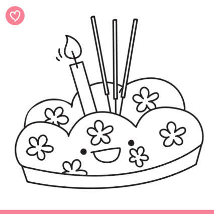 แจกฟรี! ภาพระบายสี "กระทงน้อยของหนู"